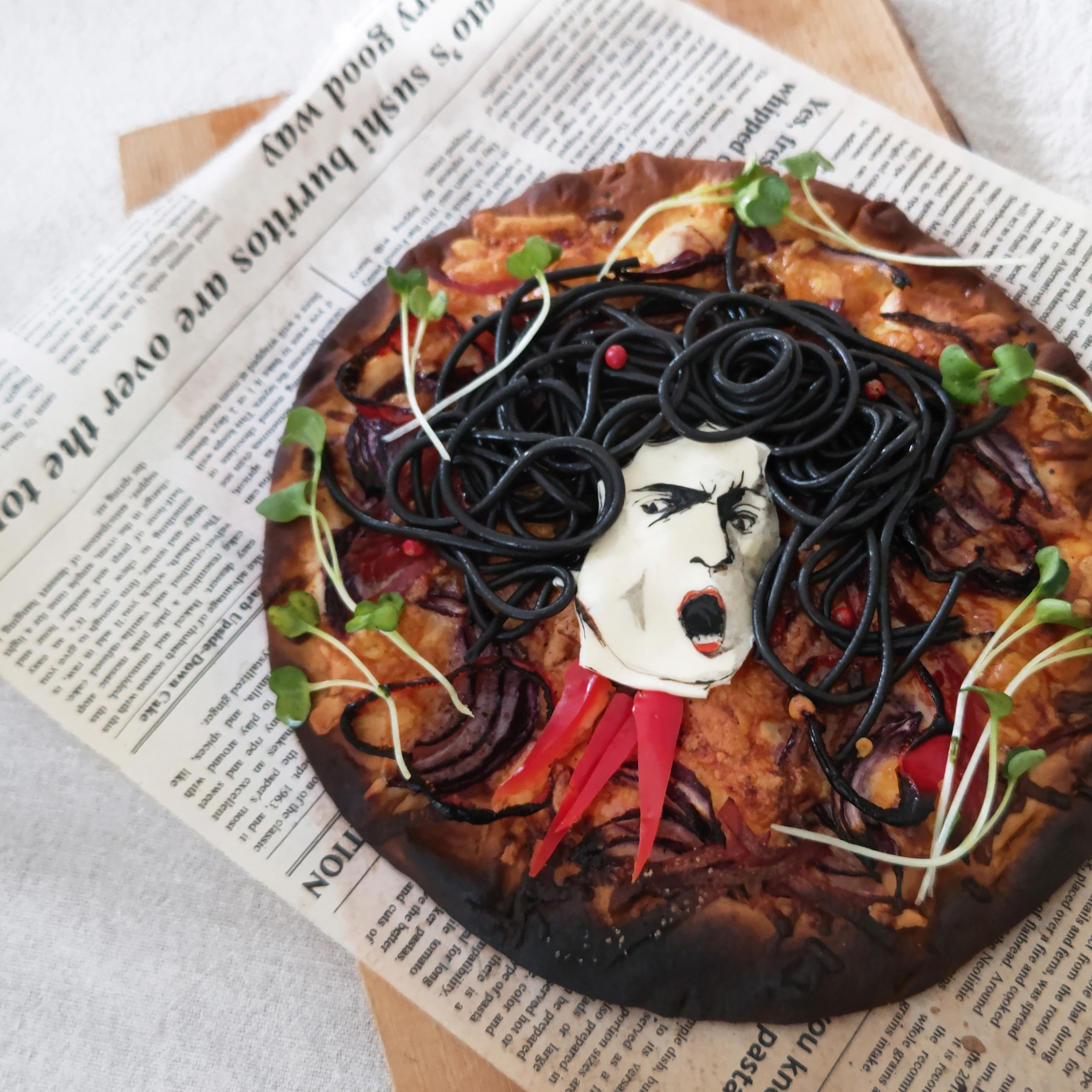 クタクタのヘトヘトが作ったメドゥーサ焼き過ぎピザ弁当 » nancychannel